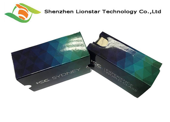 3.5-6.0 Inch Phone Cardboard VR Headset For 3d Video / 3d Games / 360 Video