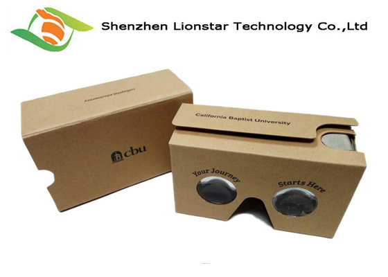 Promotional Gifts Virtual Reality Cardboard Multi Color For Children / Friends / Family