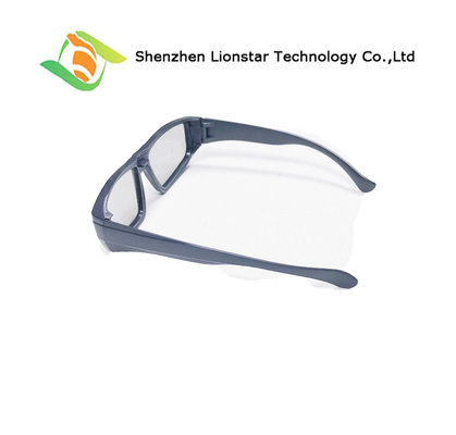 Black Frame Plastic 3D Glasses , 3D Movie Goggles Polarized Efficiency 99.9%