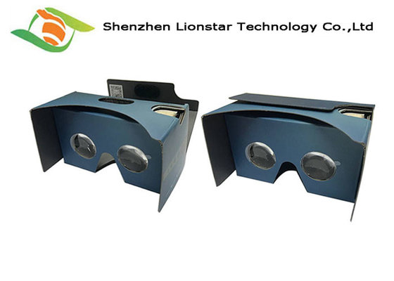 Cardboard Virtual Reality Goggles For Iphone 6 Plus , Virtual Reality Phone Goggles 