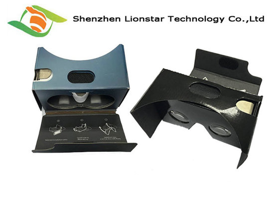 Cardboard Virtual Reality Goggles For Iphone 6 Plus , Virtual Reality Phone Goggles 