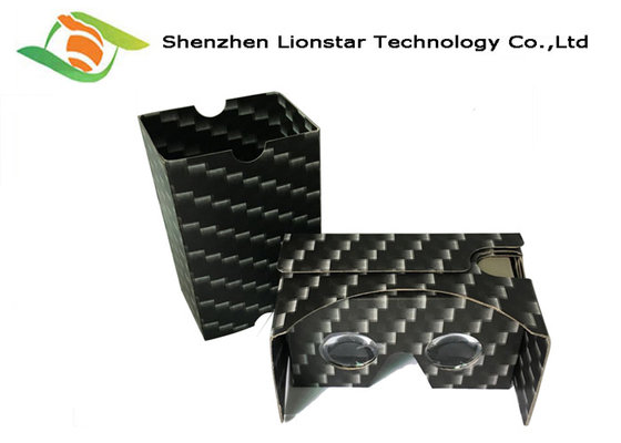 3D VR Headset Custom Logo Cardboard VR Viewer For 3.5-6.0" Android / IOS / Window Phone