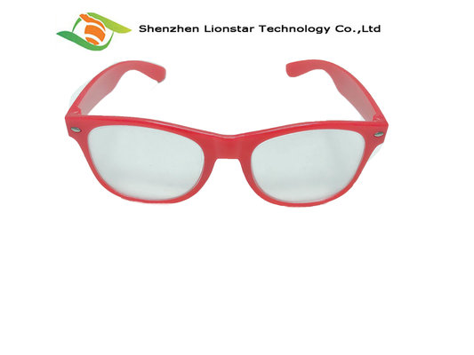 Heart Diffraction Glasses For Watching Fireworks Flame , Diffraction Lenses Glasses