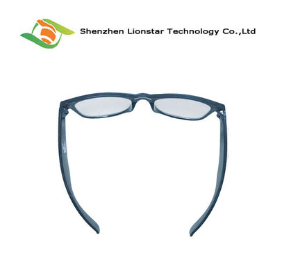 Foldable Plastic Passive Polarized 3D Glasses , Three Dimensional Glasses 