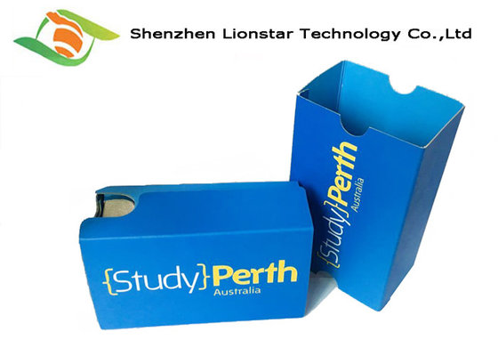 Adults Kids Cardboard VR Glasses Viewer Headset With Custom Logo / Printing