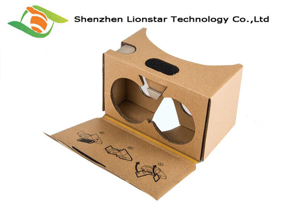 Customized Cardboard VR Headset Google Cardboard 2.0 For Android / IOS Smartphones