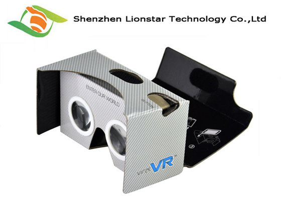 Colorful Google Cardboard 3d Virtual Reality Headset Lens Diameter 37MM / 34MM