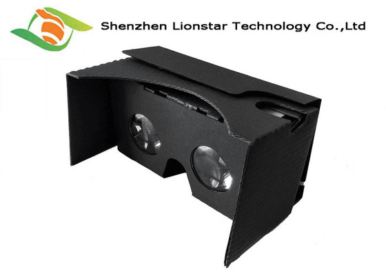 125 Gram Cardboard VR Headset 3D Virtual Reality Viewer For VR Apps And Videos
