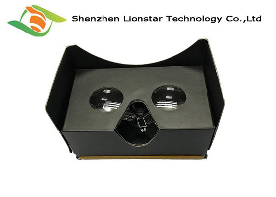 Folded Cardboard Virtual Game Goggles , Advertising Gift Virtual Reality Cardboard Box