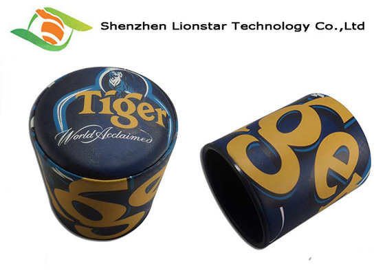 PU Leather Wrapped Game Dice Shaker Cup With ABS Or Acrylic Material Dices