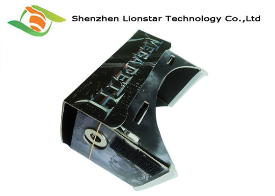 Custom DIY Cardboard VR Headset Virtual Reality 3D Glasses With Head Strap