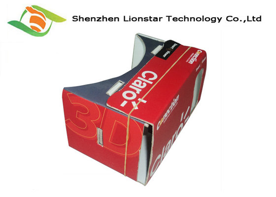 6 Inch Smartphone Cardboard VR Goggles For Trade Shows Advertising / Product Validation
