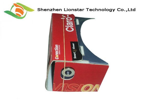 6 Inch Smartphone Cardboard VR Goggles For Trade Shows Advertising / Product Validation