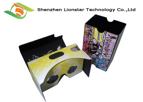 Portable Smart Cardboard Virtual Reality Glasses For 3D Movies And Games