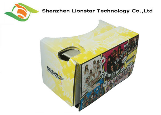Portable Smart Cardboard Virtual Reality Glasses For 3D Movies And Games