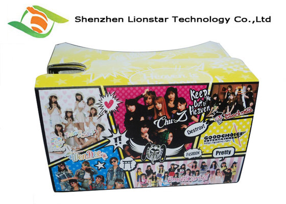 Portable Smart Cardboard Virtual Reality Glasses For 3D Movies And Games