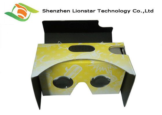 Portable Smart Cardboard Virtual Reality Glasses For 3D Movies And Games
