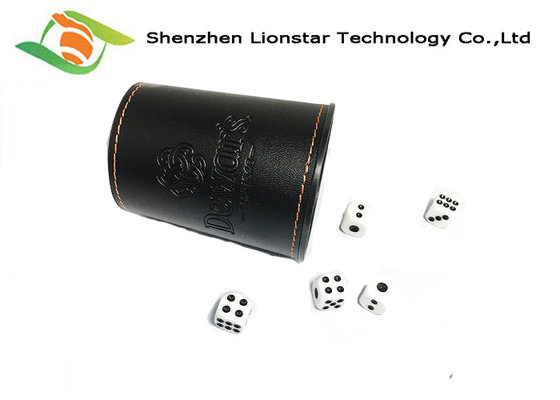 Customized Size Round Shape Plastic Dice Cup For Bar / KTV / Family Entertainment