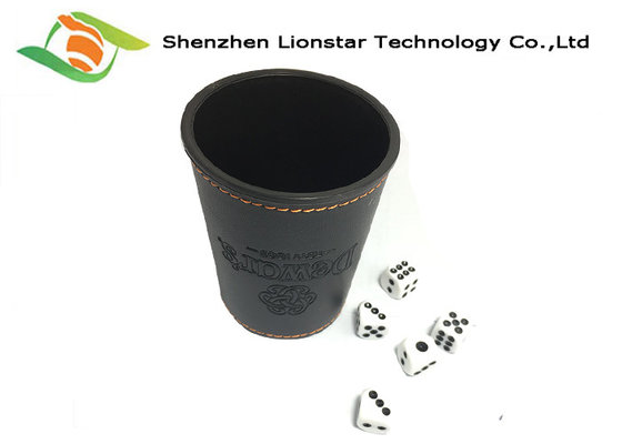 Customized Size Round Shape Plastic Dice Cup For Bar / KTV / Family Entertainment