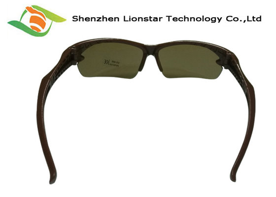 Men Passive Colorful Plastic Frame Sunglasses  HD TAC Polarized Lens