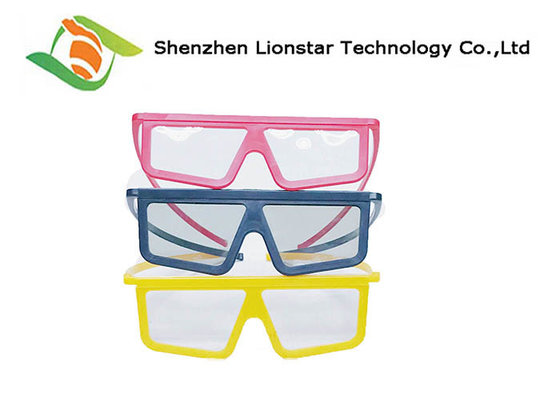 Lightweight 3D Movies Linear Polarizer Film Plastic Polarized 3D Glasses
