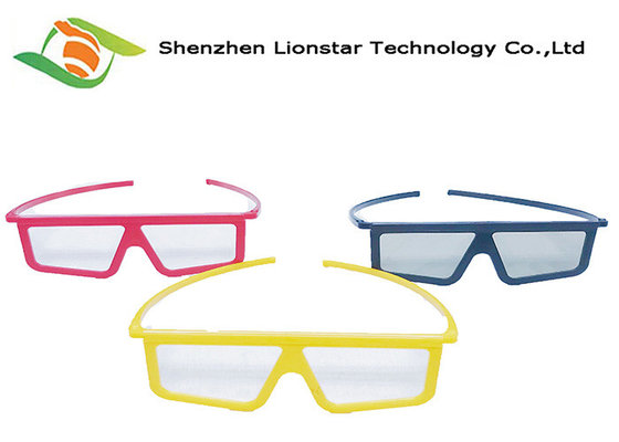 Lightweight 3D Movies Linear Polarizer Film Plastic Polarized 3D Glasses