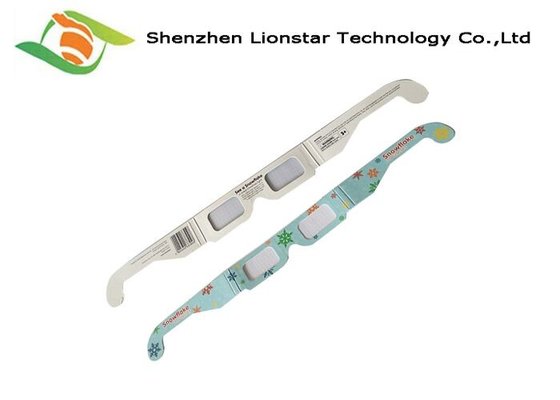 Disposable Diffraction Paper Passive 3D Glasses With Heart Shape Effect