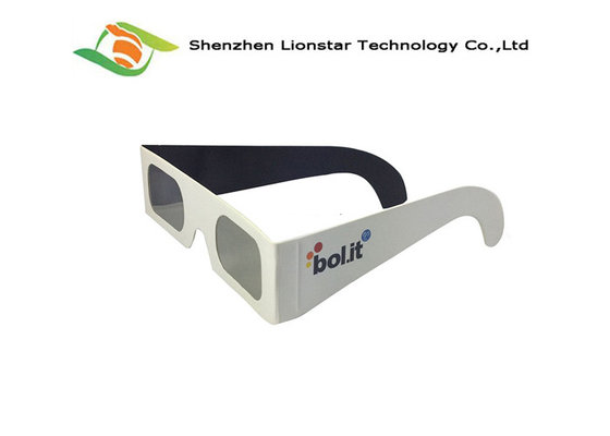 Light Diffraction Glasses , Printed Paper 3D Firework Rainbow Diffraction Glasses