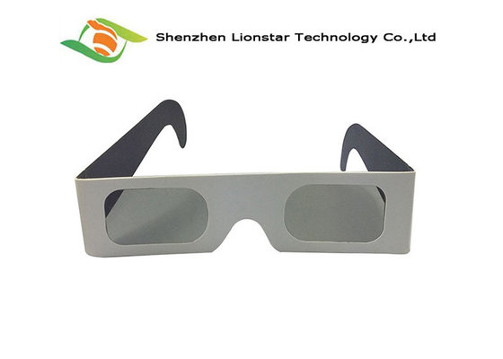 Light Diffraction Glasses , Printed Paper 3D Firework Rainbow Diffraction Glasses