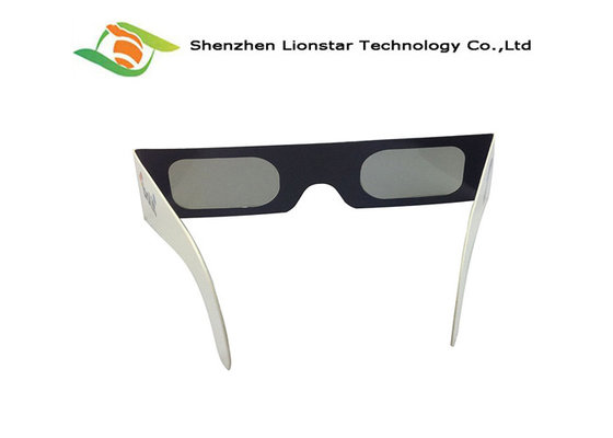 Light Diffraction Glasses , Printed Paper 3D Firework Rainbow Diffraction Glasses