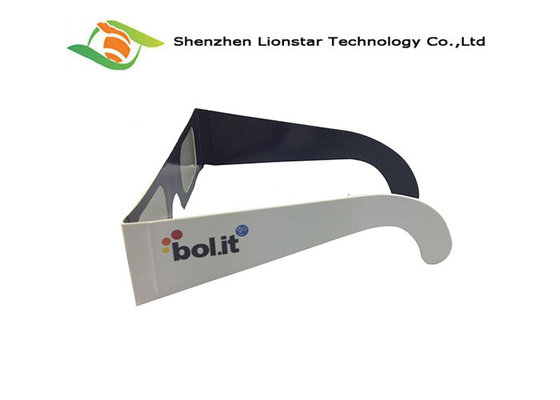 Light Diffraction Glasses , Printed Paper 3D Firework Rainbow Diffraction Glasses