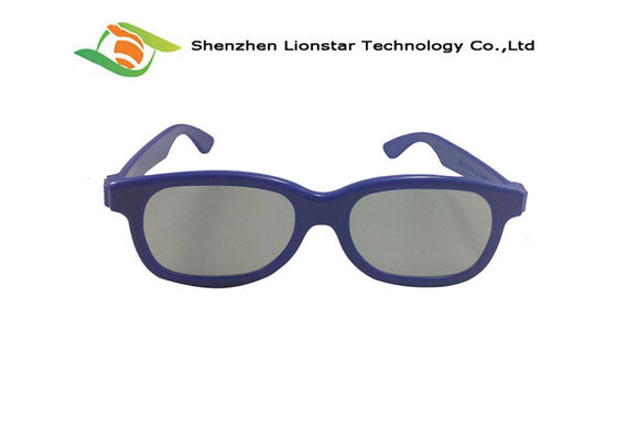 Circular Polarized 3d Glasses , 3D Monitor Anaglyph Plastic 3d Glasses 