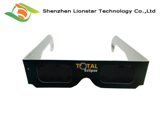 Colorful Printing Paper Passive 3D Glasses Solar Eclipse Glasses Custom Brand Logo