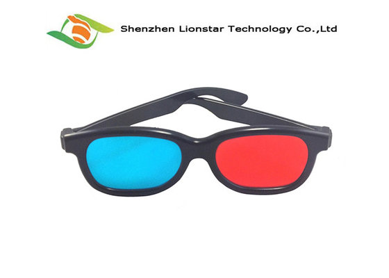 Stereoscopic Anaglyph Red And Blue 3d Glasses 140x48x140mm For 3D Movie And Games