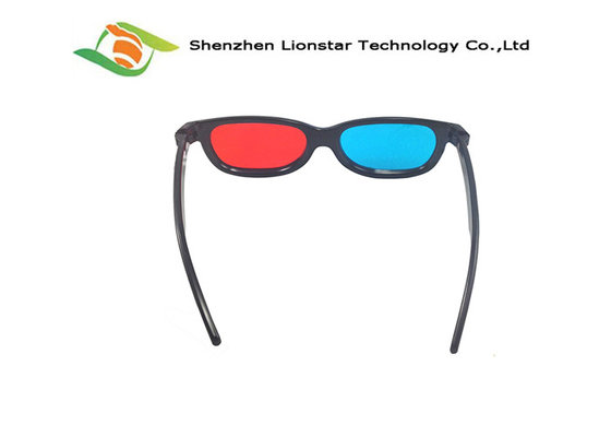 Stereoscopic Anaglyph Red And Blue 3d Glasses 140x48x140mm For 3D Movie And Games