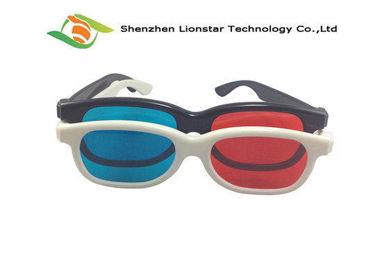 3D Plastic Glasses Linear Polarizer Film Red Blue Cyan 3D Anaglyph Vision Glasses