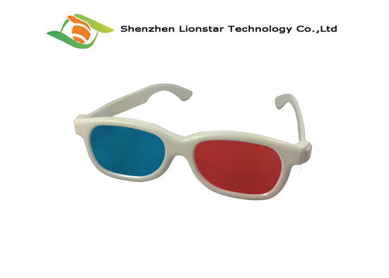 3D Plastic Glasses Linear Polarizer Film Red Blue Cyan 3D Anaglyph Vision Glasses