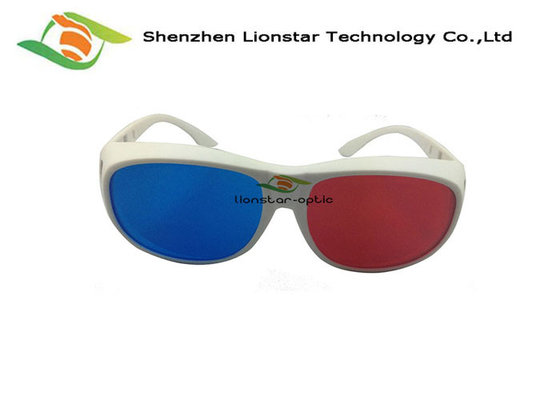 3D Plastic Framed Vision Glasses Linear Polarizer Film 3D Glasses For 3D Videos