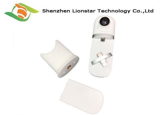 Smartphone 360 Vr Camera With Double Screen / Rechargeable Battery 2048*1024 Or 1920*960