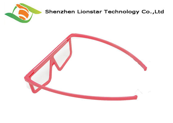 Slim Light Red Passive 3D Glasses Circular Polarized Glasses 155*55*165MM