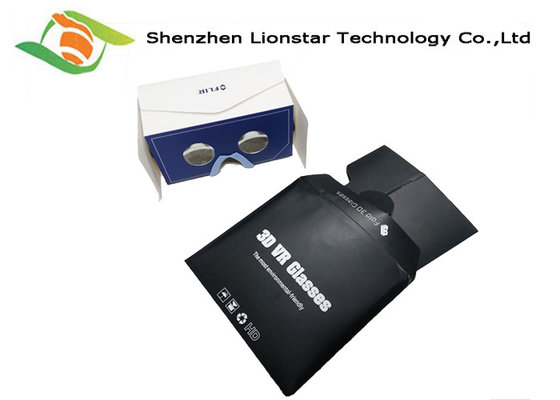 Envelope Cardboard Box Glasses , Customized Cardboard 3D Glasses VR Viewer 