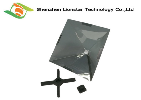 PET And Silicone 3D Hologram Projector Transparent Color 7CM*7CM*3.5CM