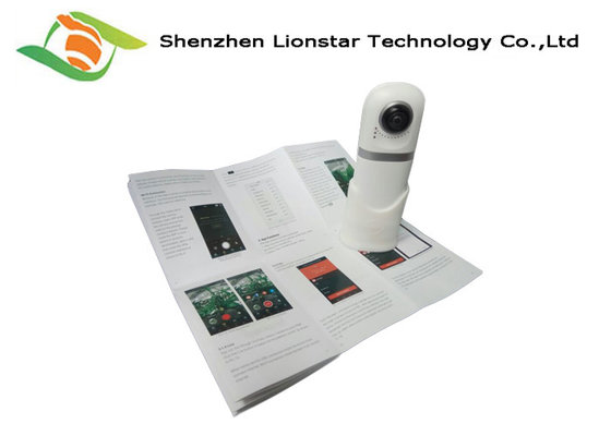 White Portable Panoramic Digital Camera Video Recording WI-FI Or USB Connection