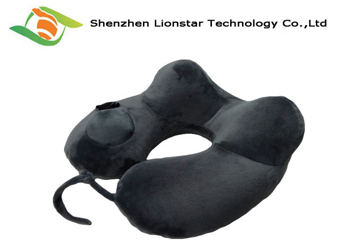 Colorful Inflatable Travel Sleep Pillow , U Shaped Travel Pillow Easy To Carry