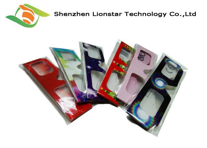 Diffraction Glasses Love Heart Passive 3D Glasses For Firework Show / Concert