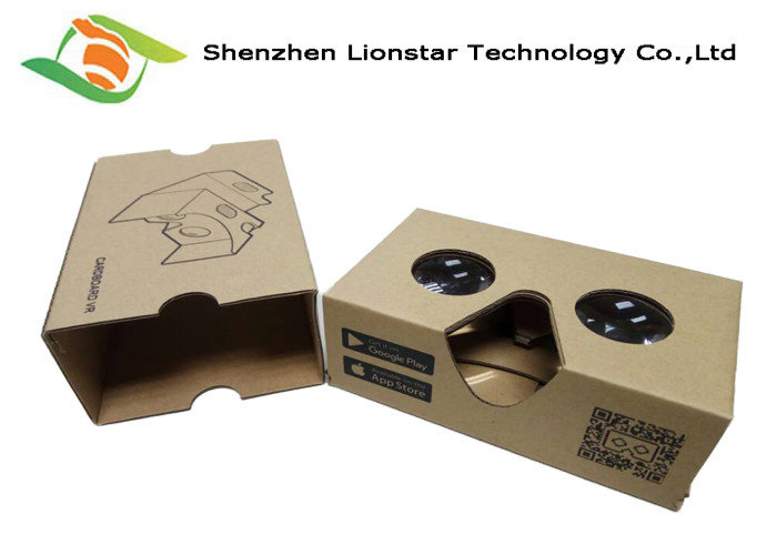 Craft Paper Cardboard VR Goggles For Watching 3D Video/ Playing 3D Games