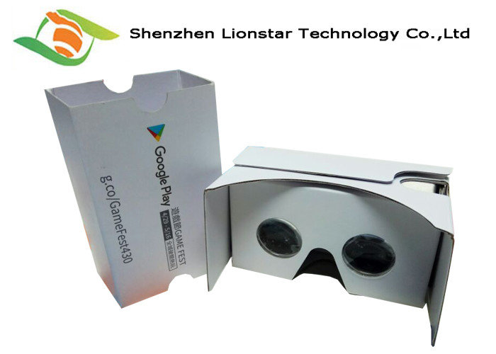 37mm Lens 3d Virtual Reality Cardboard VR Box 3D Glasses For 3.5-6 Inch Phone