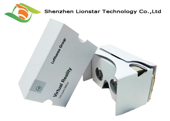 Light Weight  Cardboard VR Goggles 3D Glasses For 3.5-6.0 Inch IOS And Android