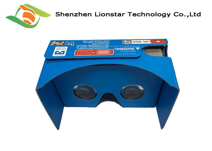 Cardboard Vr Headset For 3D Games Movies ,  3D Video Cardboard Vr Goggles 