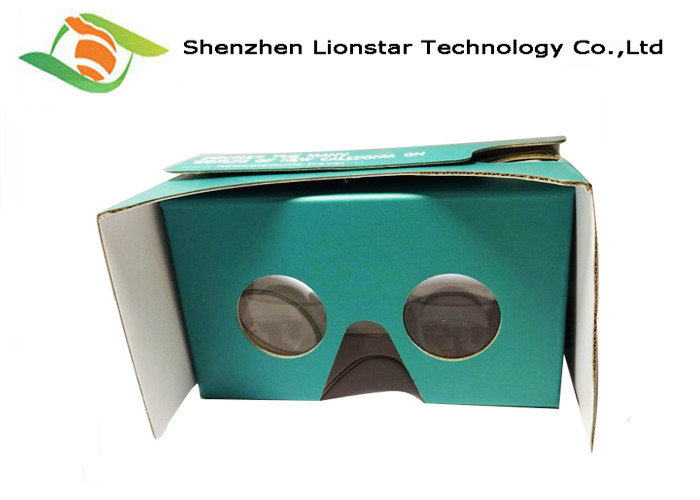 Full / One Color Cardboard VR Glasses Virtual Reality Viewer 145X65X90 Mm